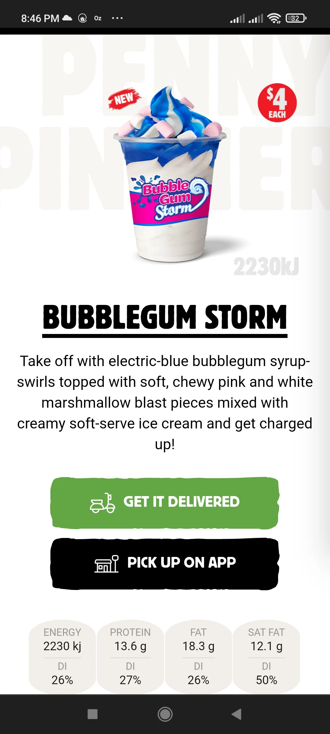 Anyone know where to get the bubblegum syrup in the hungry jacks bubblegum storm? | Scrolller