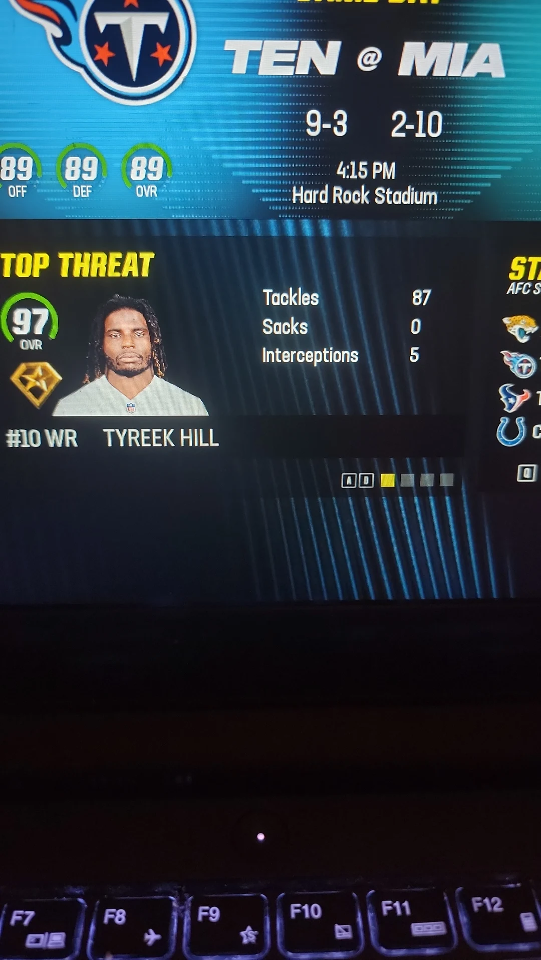 Tyreek, the infamous dual threat. | Scrolller