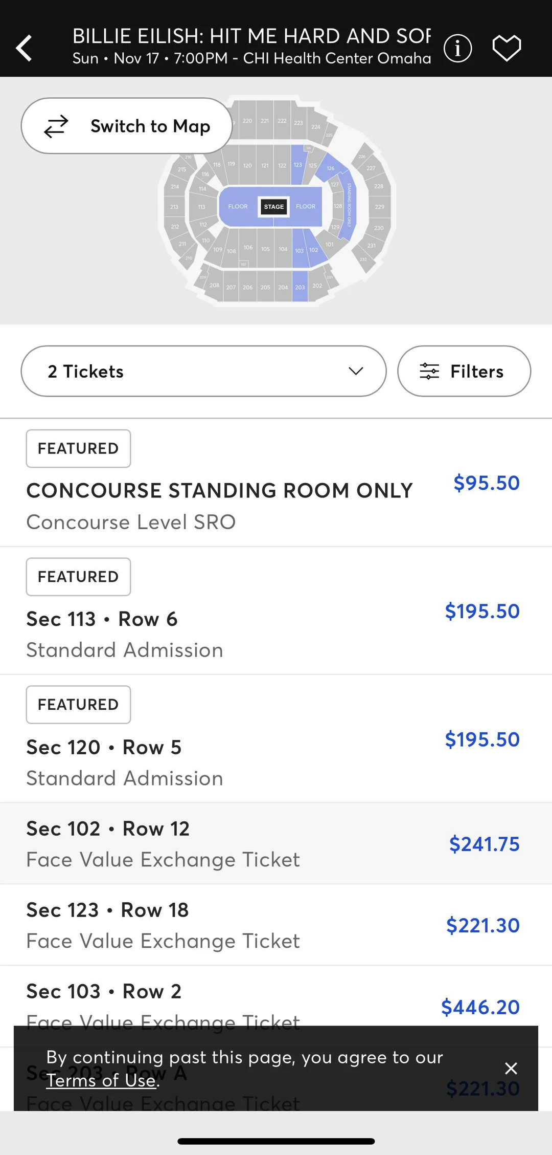 Tickets Available November 17th Omaha Ticketmaster | Scrolller