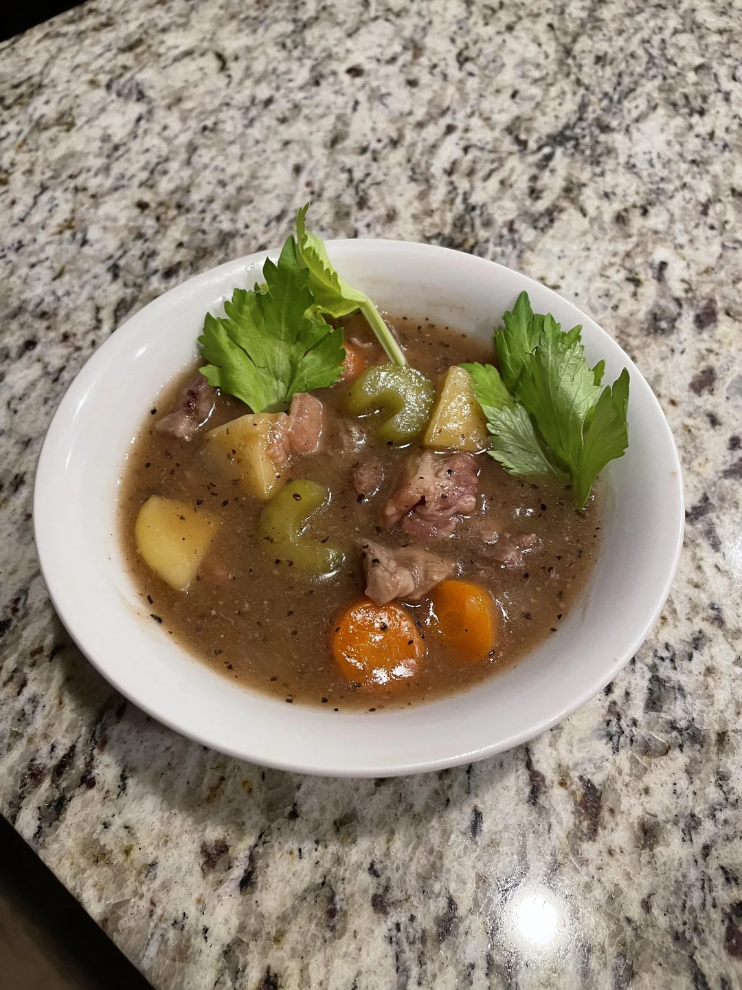 Slow Cooked Leftover Leg of Lamb Stew | Scrolller
