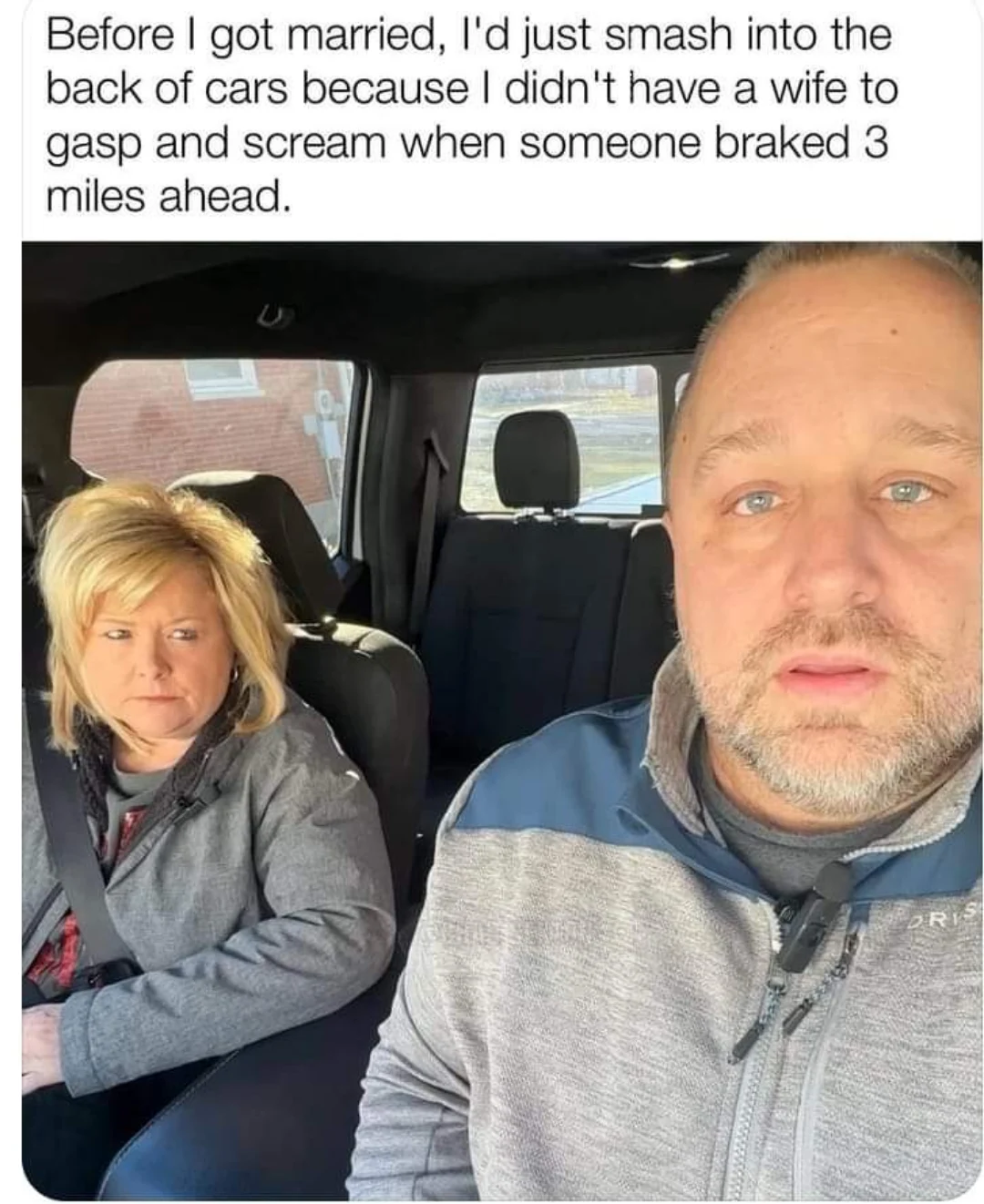 Driving while married | Scrolller