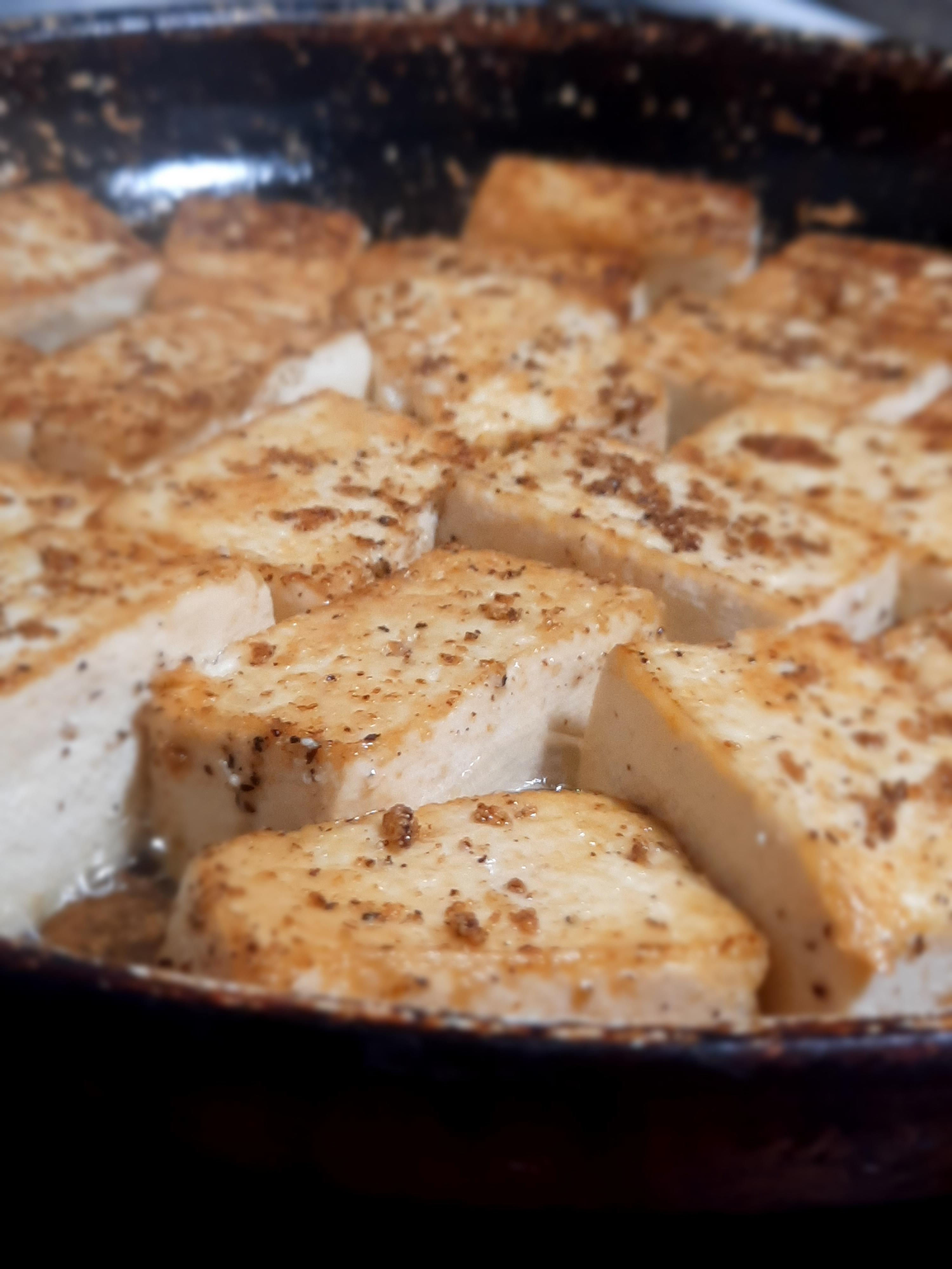 [Homemade] Pan fried BBQ tofu | Scrolller