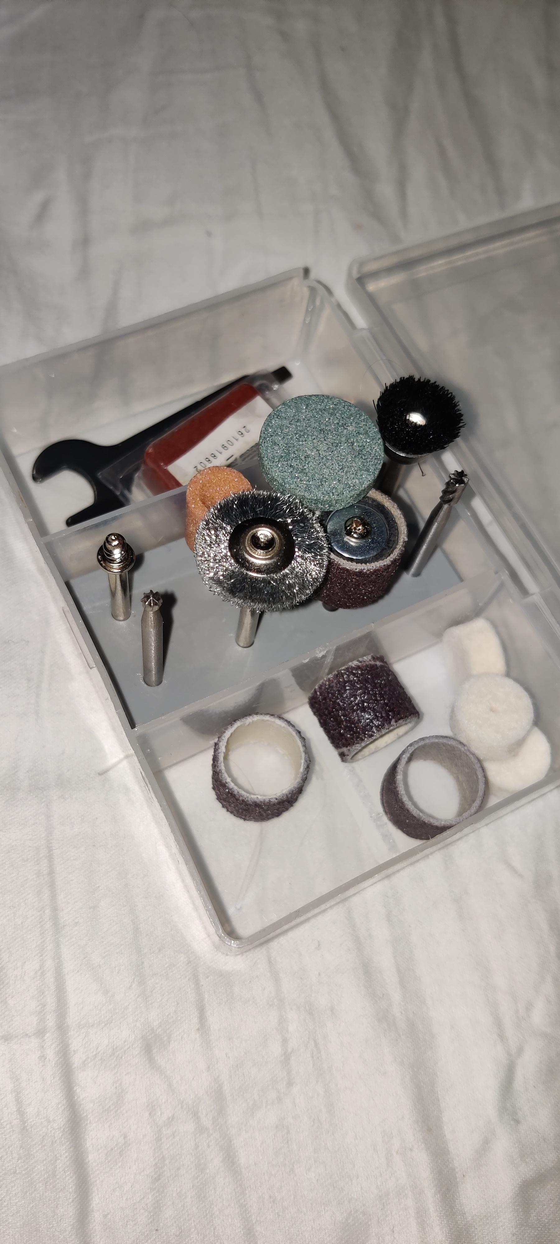 My first ever CAD design, 3D printed. My boyfriend and I hate how our dremel bits were a mess in ...