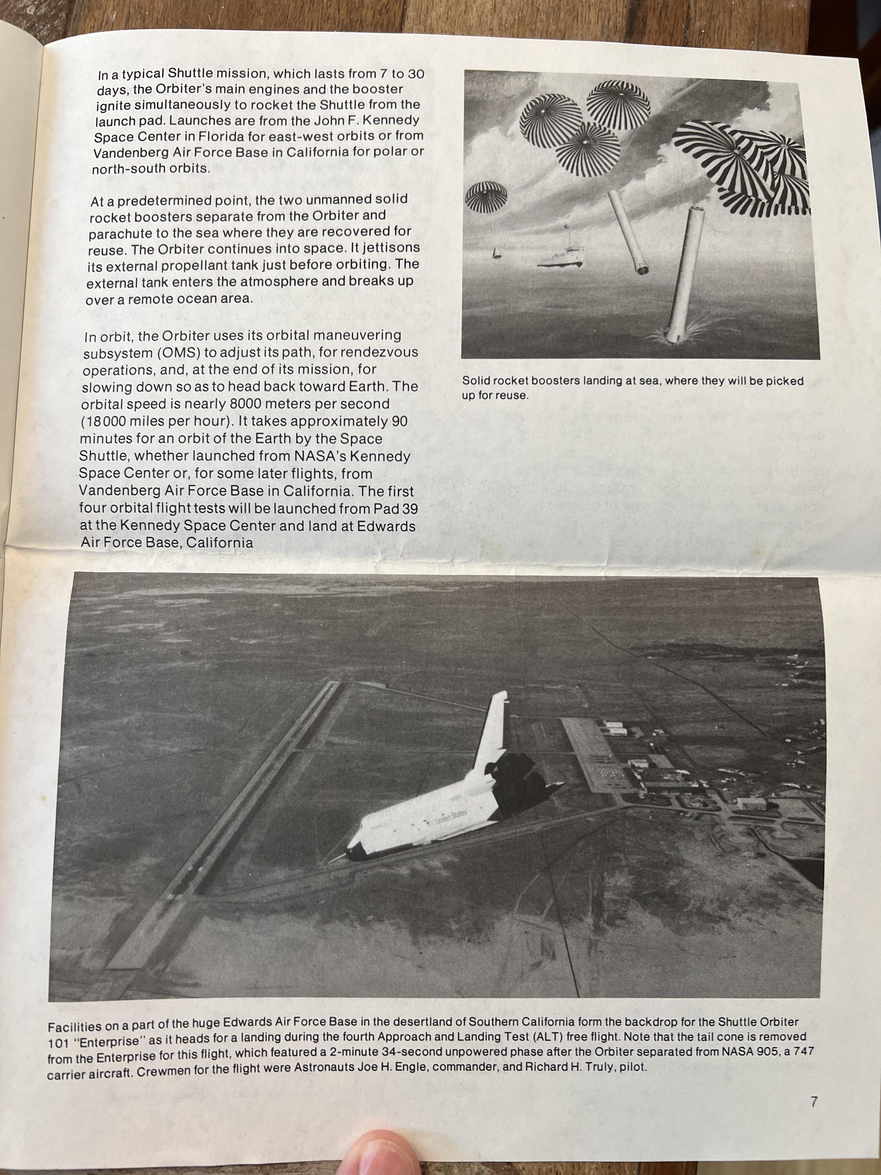 STS-1 First Space Shuttle launch Parking Pass and associated materials ...