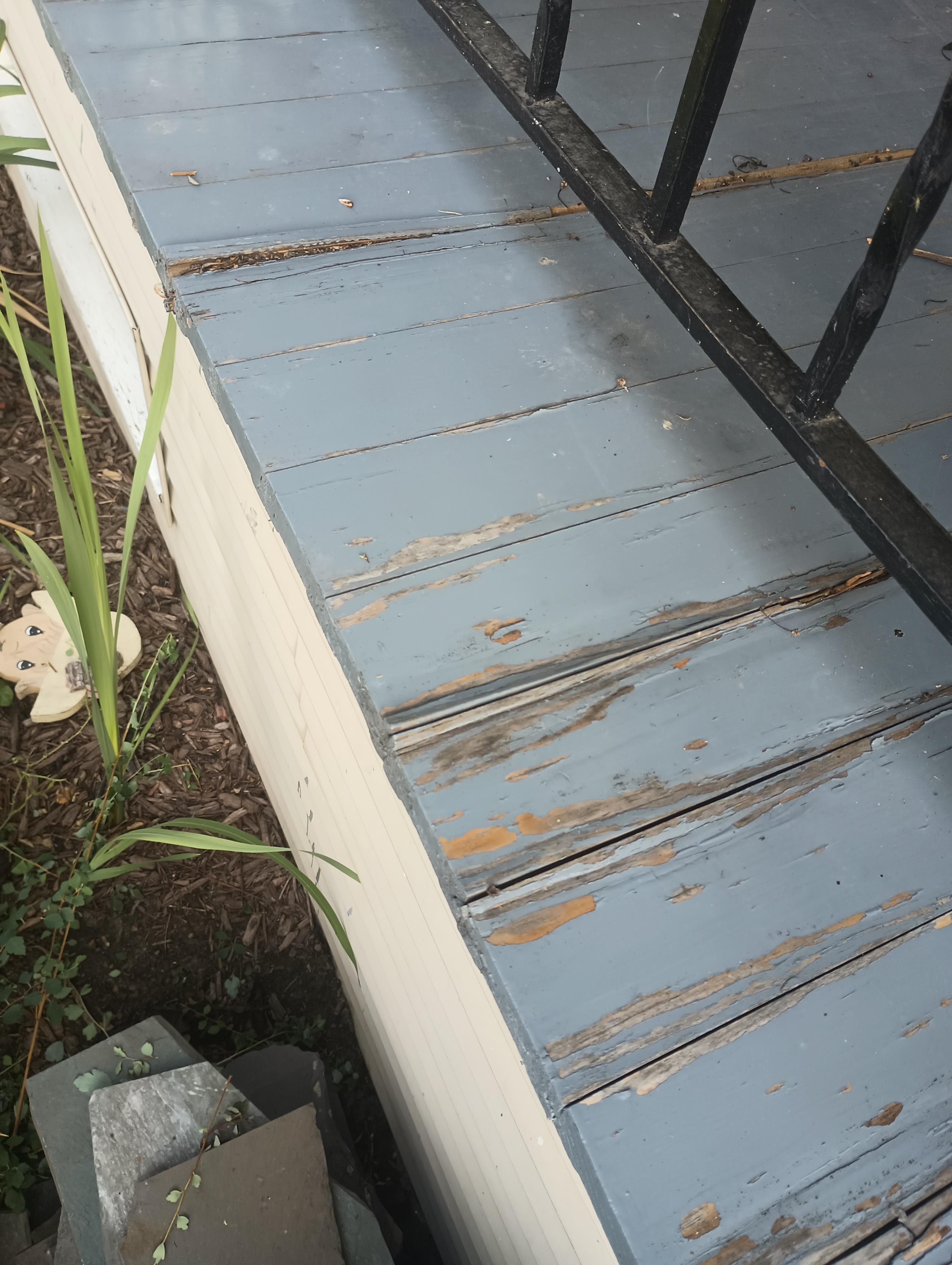 Repair porch deck. | Scrolller