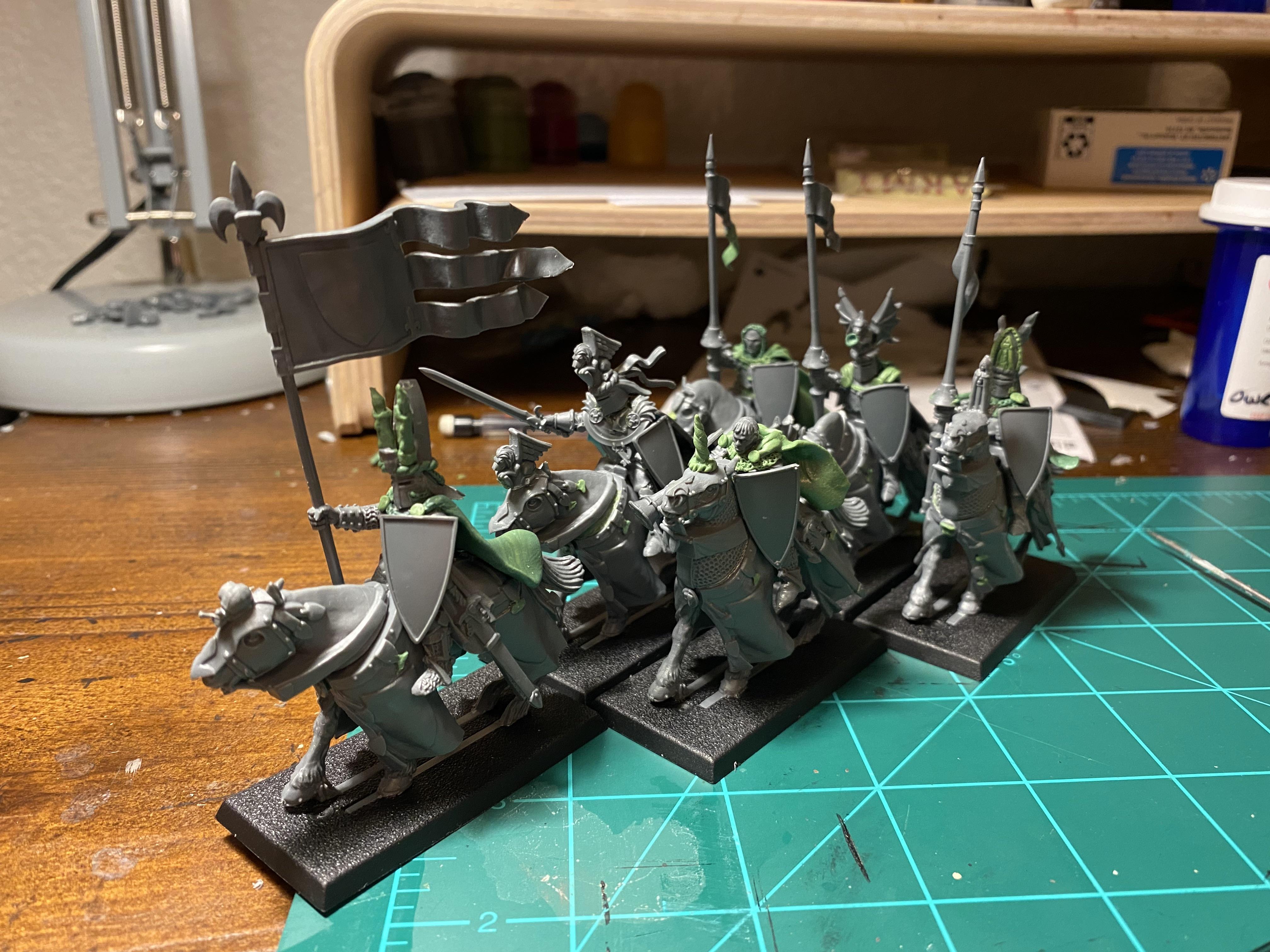 Last shot of the grail knights before painting. | Scrolller
