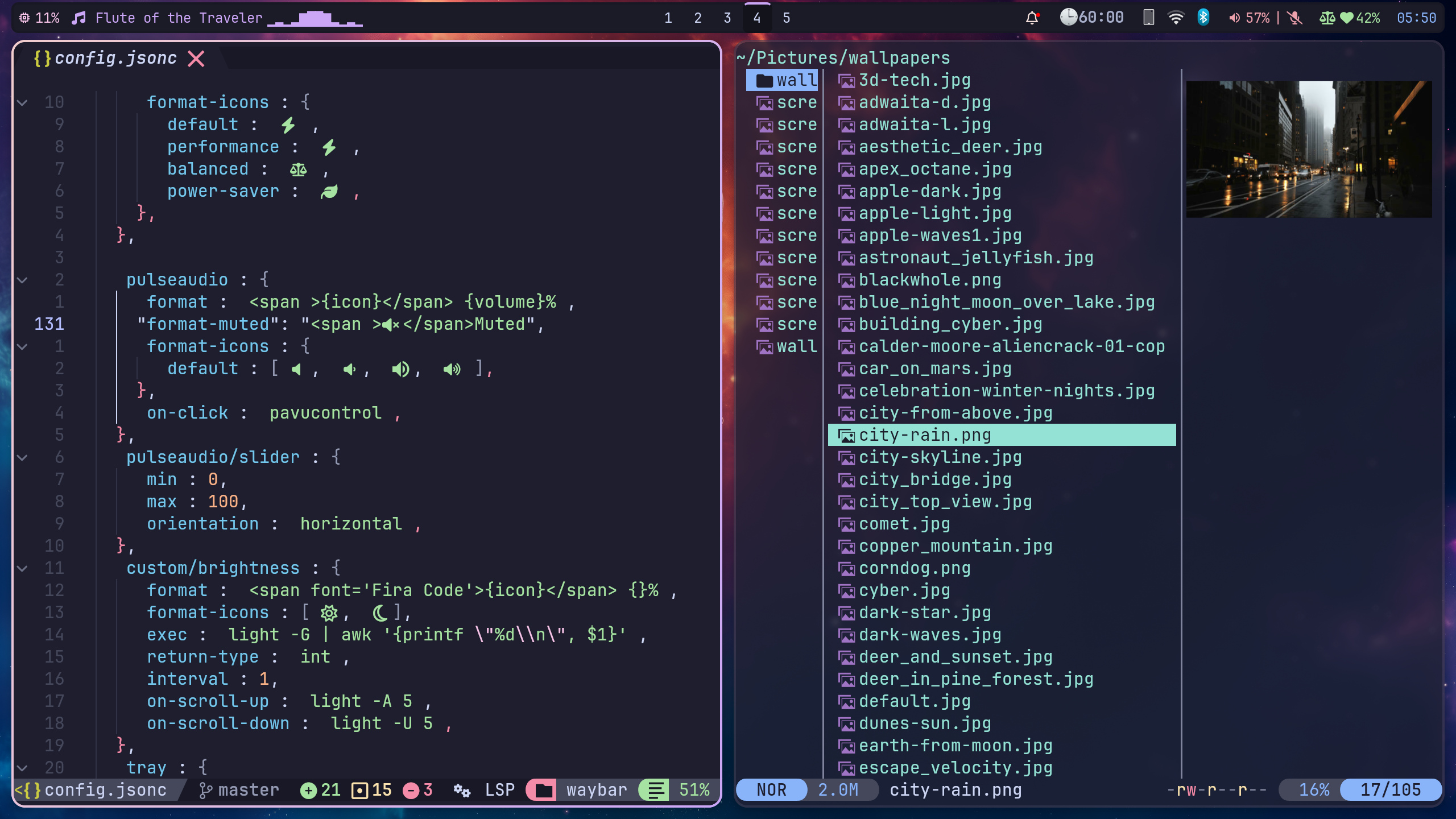 [Hyprland] My first rice | Scrolller