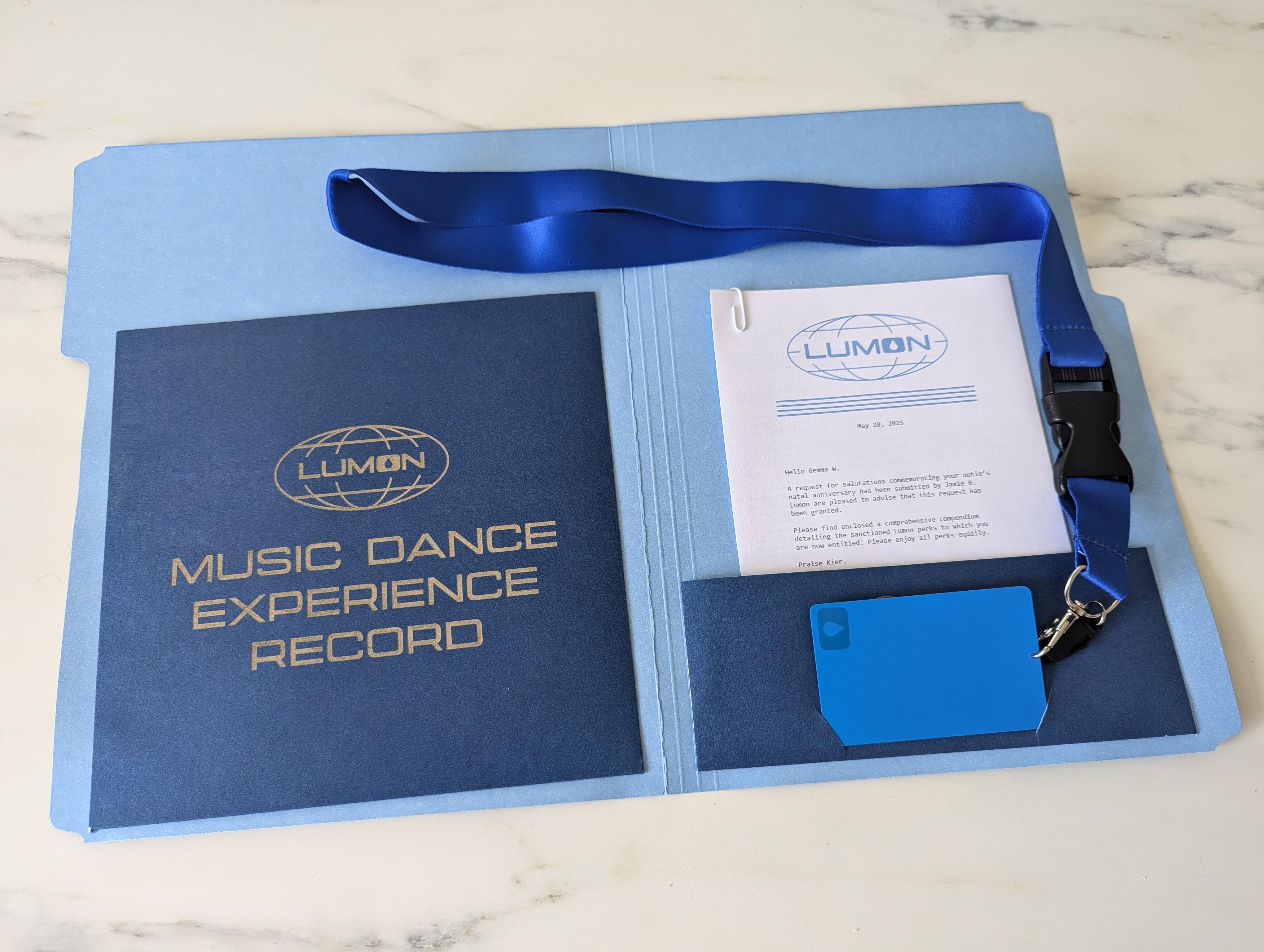 I made this Lumon staff file for my wife in lieu of a birthday card | Scrolller