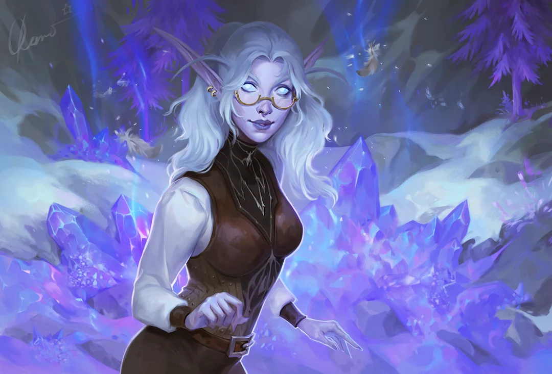 Ahpa Snowbraid, a Druid of the Talon by me | Scrolller