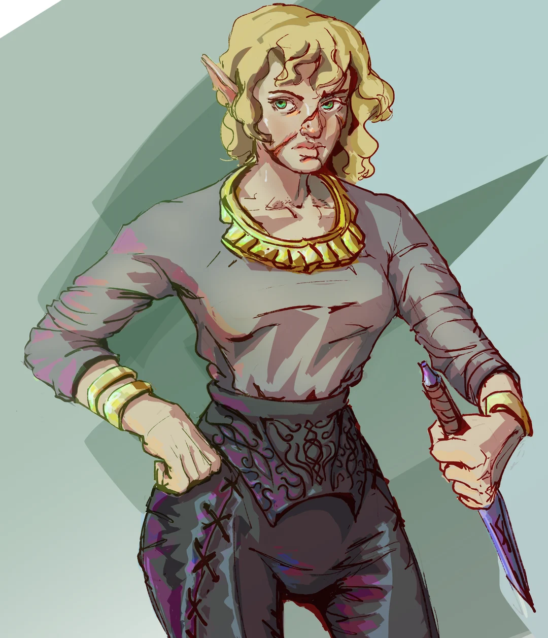 Elf Assassin by me. | Scrolller