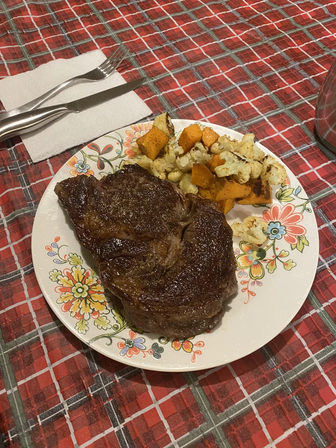 Ribeye 128 @2.5 hrs with a cast iron sear. | Scrolller