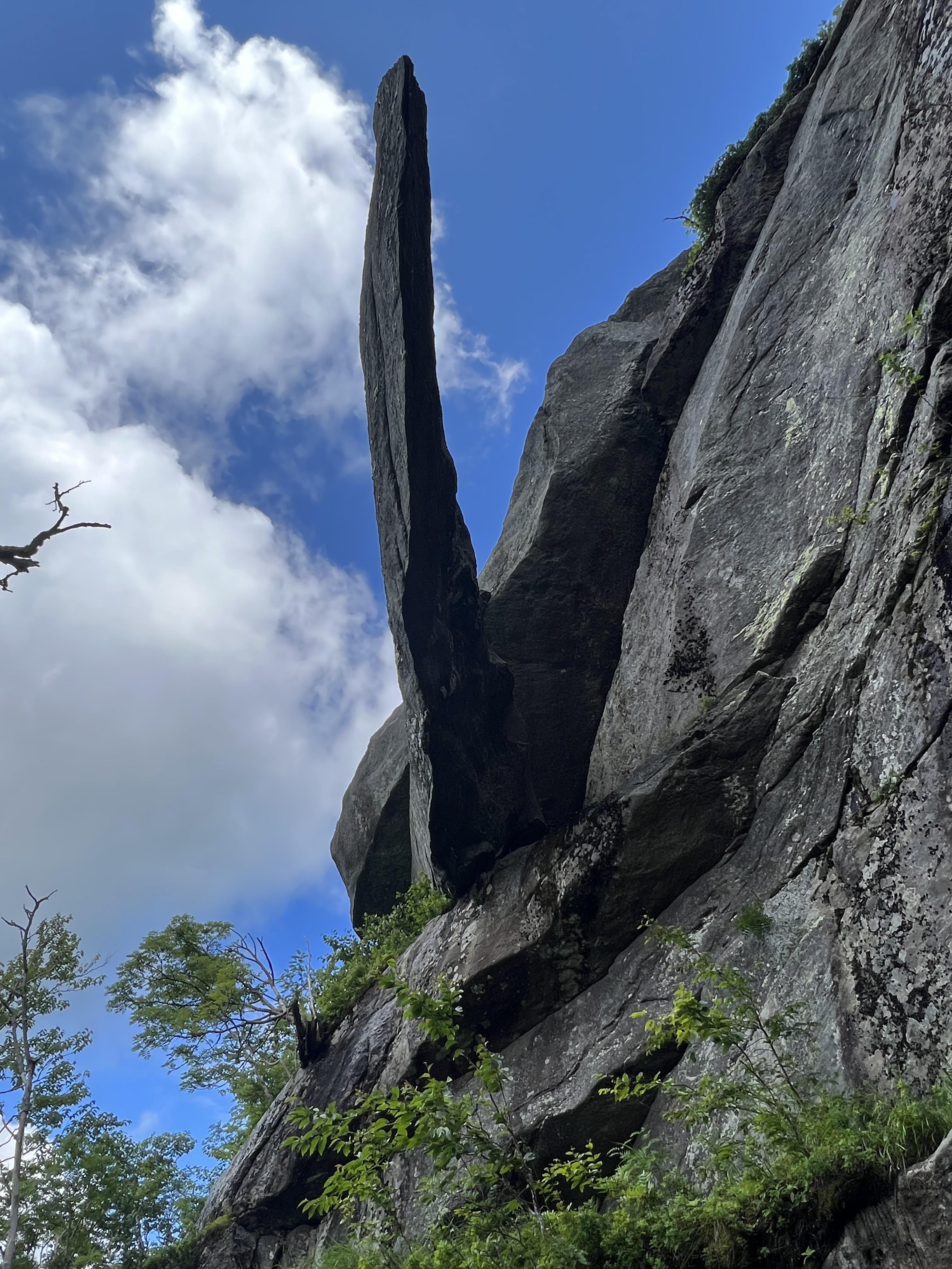 Cantilevered Rock, Mt. Mansfield, VT | Scrolller