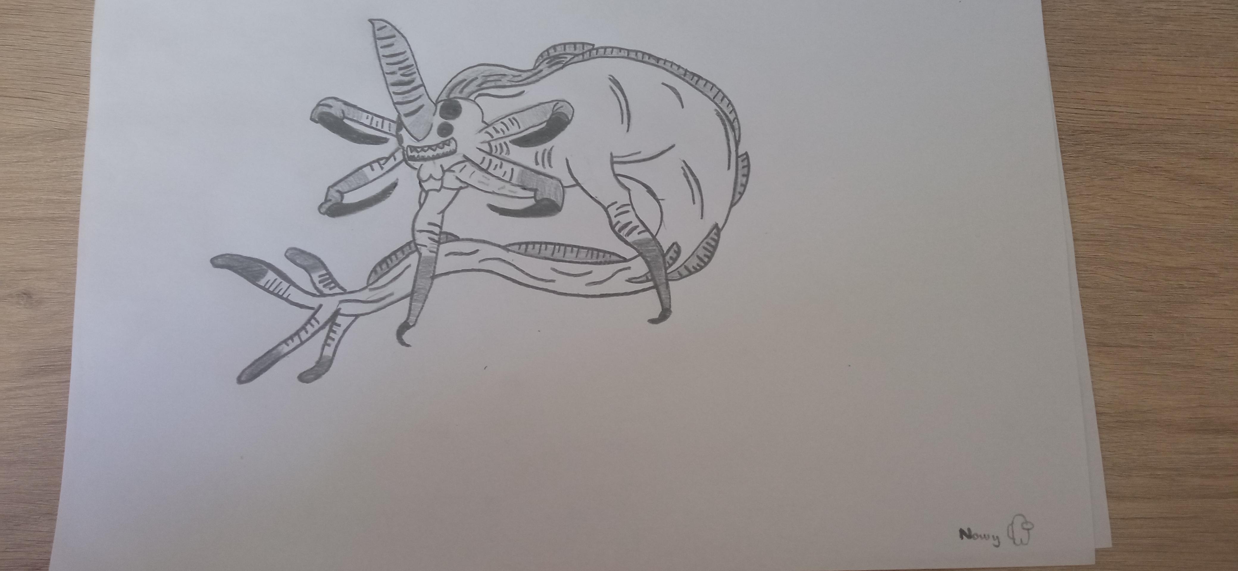 [no spoilers] My first Reaper Leviathan drawing! How is it? | Scrolller