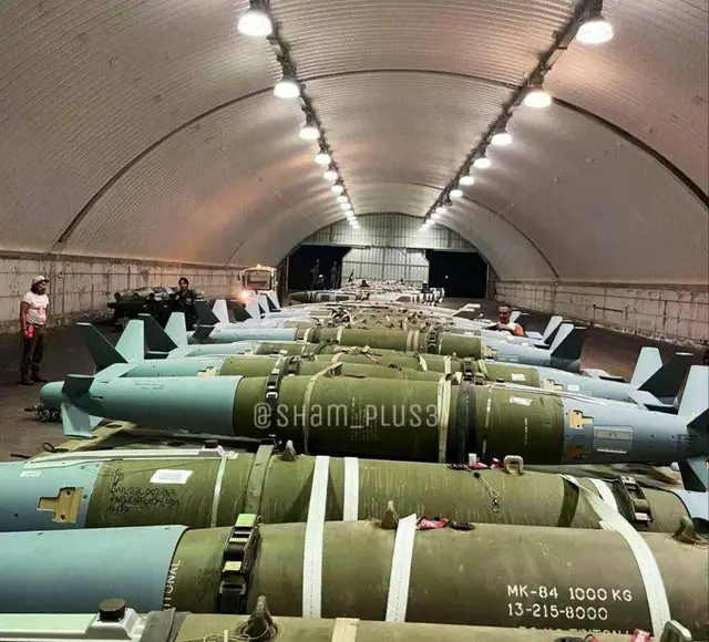 Happy Easter from Joe Biden: New batch of 1800 US MK84 1 ton dumb bombs arrives in Tel Aviv ...