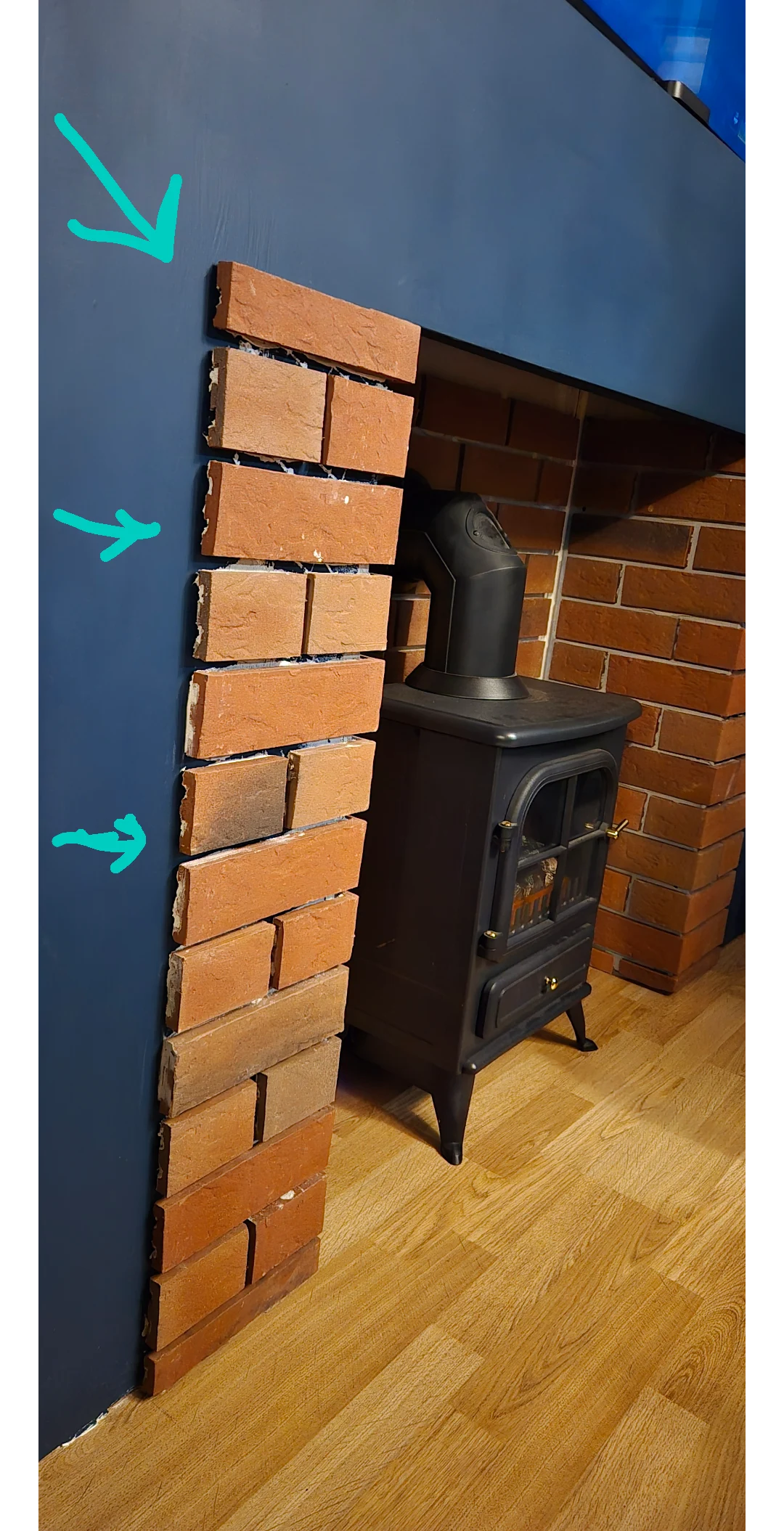 Help with brick slips edge | Scrolller
