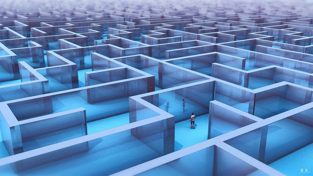 Glass Maze, art by me | Scrolller