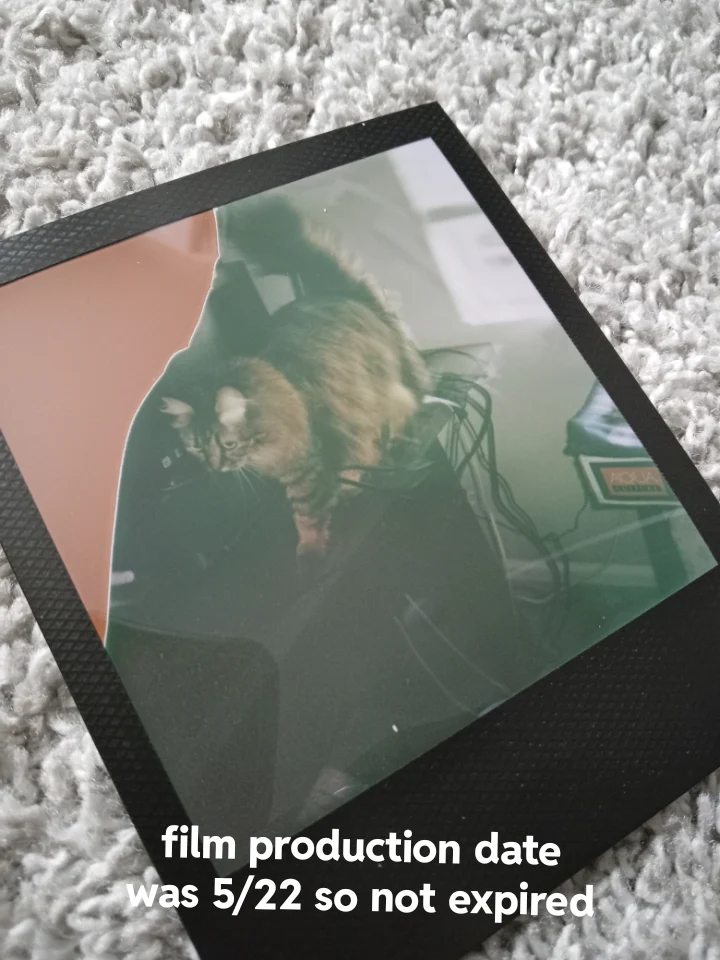 any reason why my polaroids would come out like this? i think it looks cool but is there ...