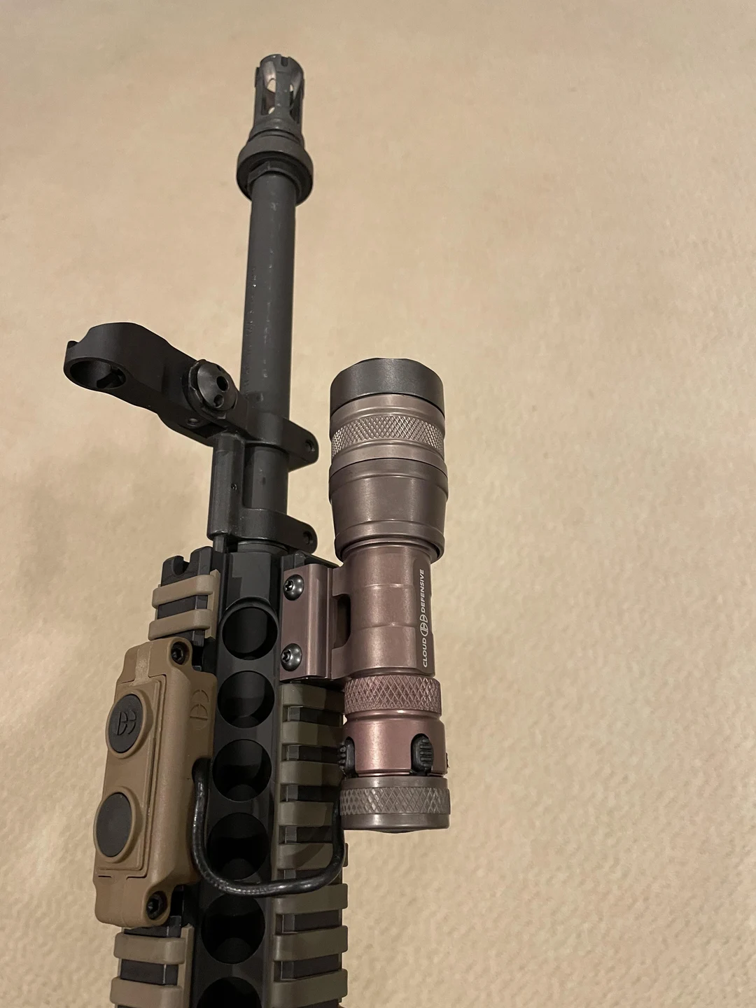 How do my fellow quad rail enthusiasts secure their wires? | Scrolller