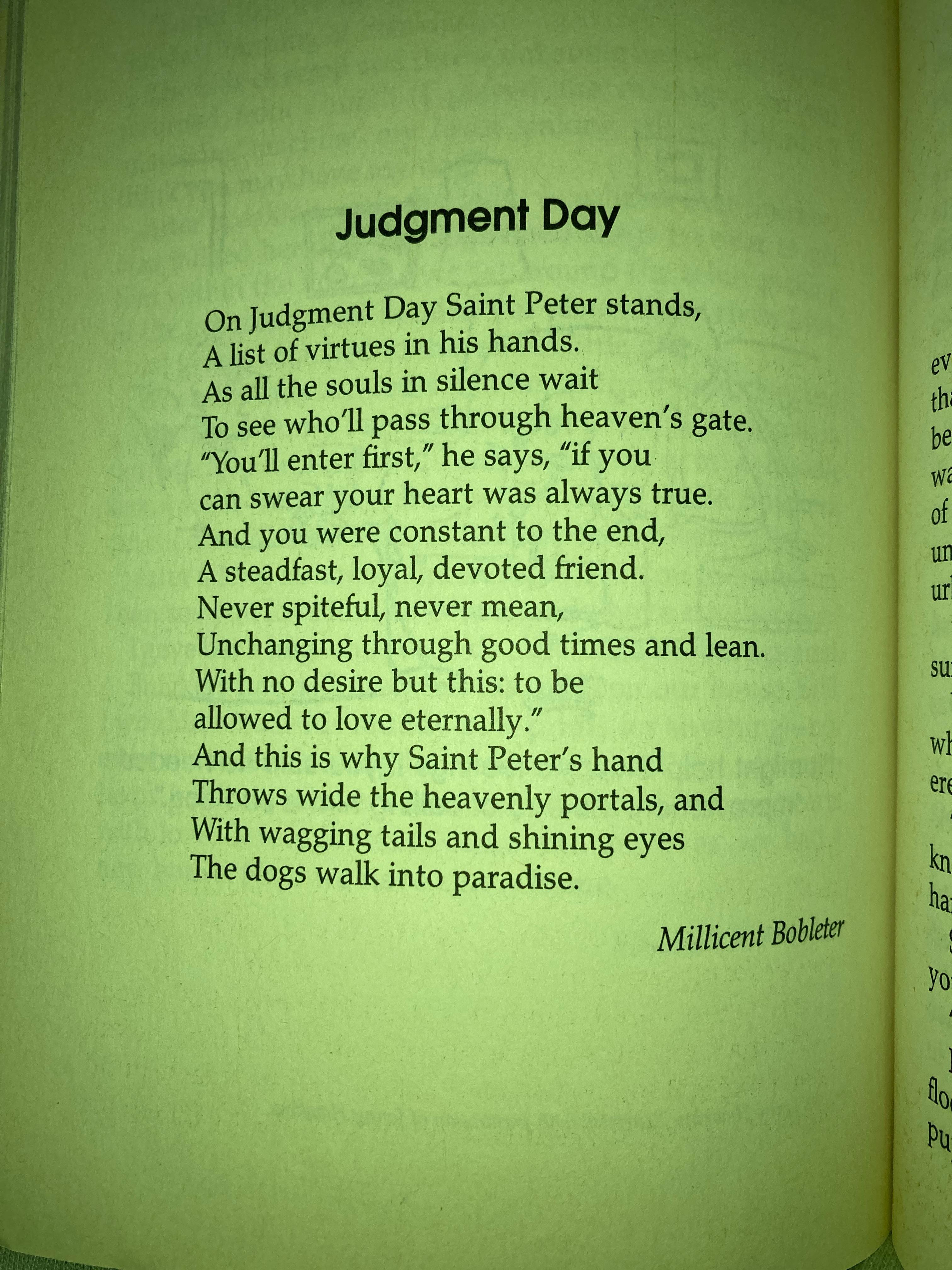 [POEM] Judgment Day by Millicent Bobleter | Scrolller