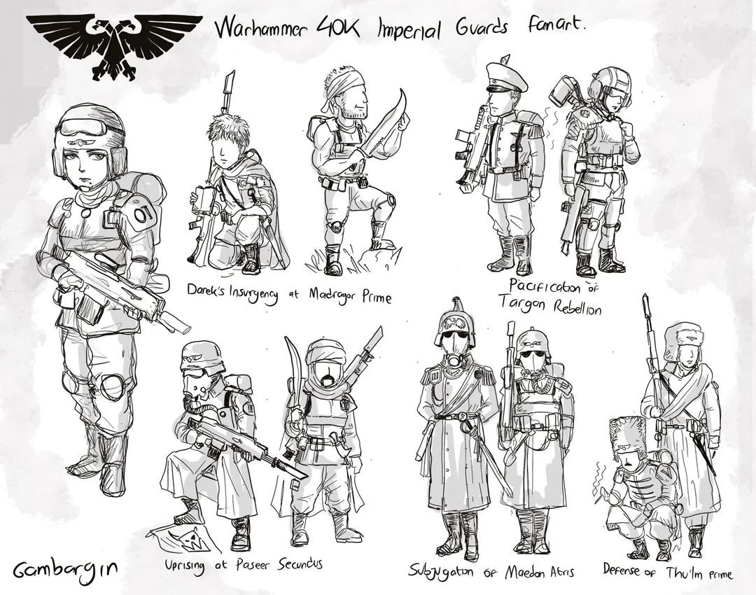 Imperial guard by Gambargin | Scrolller