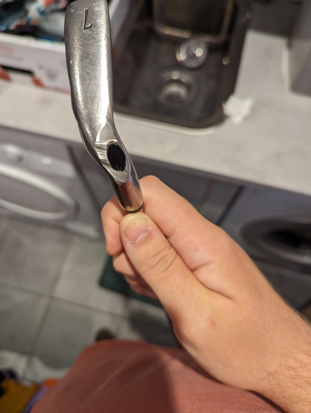 New shaft fitted on my 7 iron | Scrolller