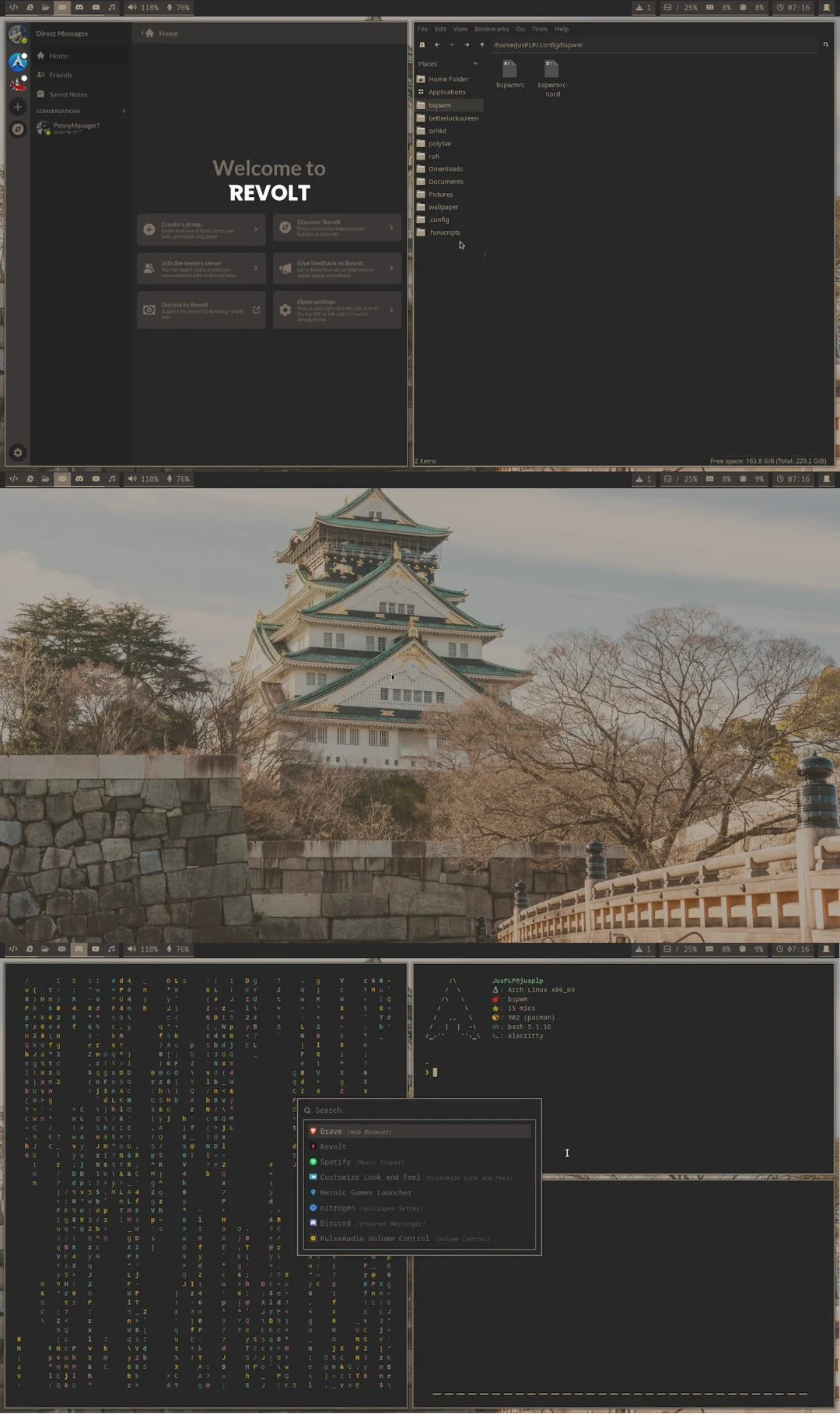 [bspwm] I'm finally done, freedom | Scrolller
