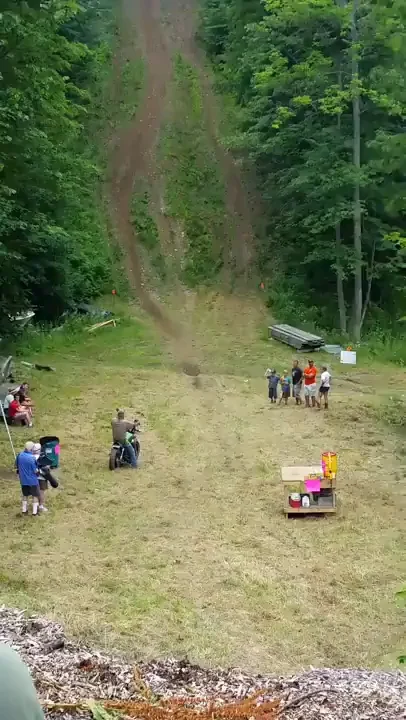 Road bike up a dirt track | Scrolller