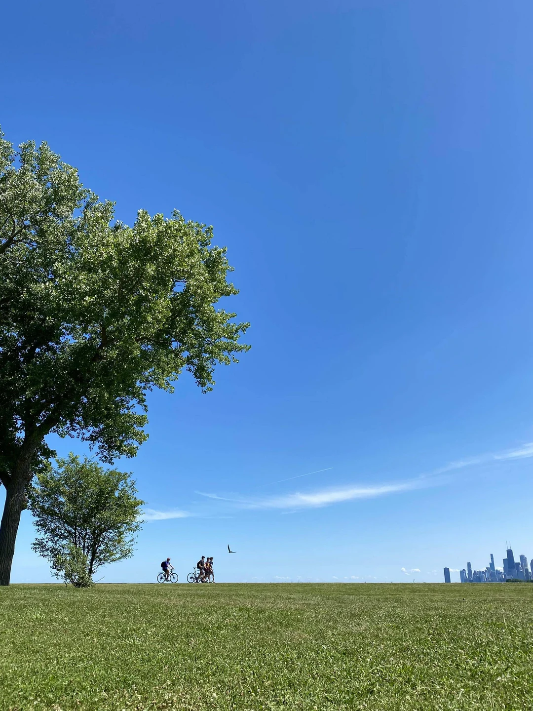 Just your average midwestern city in the summertime. Made ya look. Chicago illuminati strikes ...