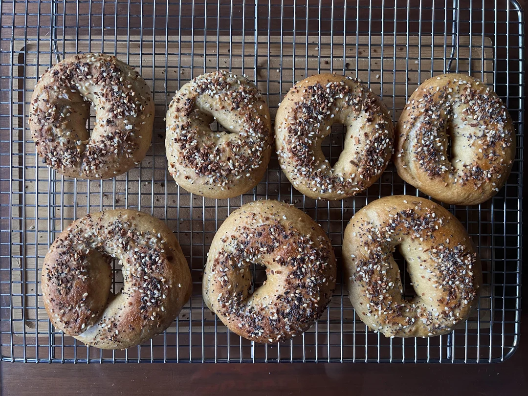 Big chungus bagels for my partner, slightly more medium chung for myself | Scrolller
