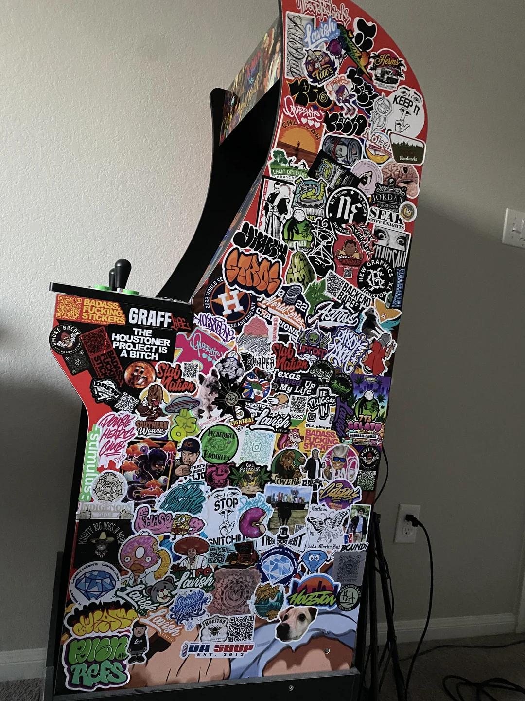 About a year of sticker printing. | Scrolller