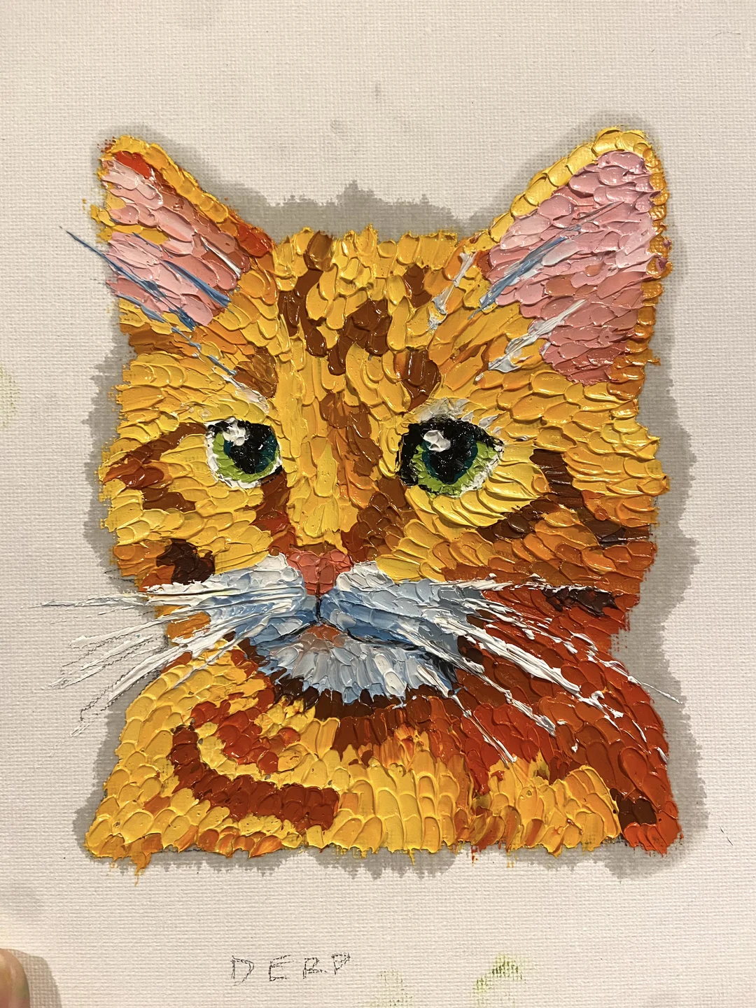 Pete, E (me), oil on canvas, 2023 | Scrolller