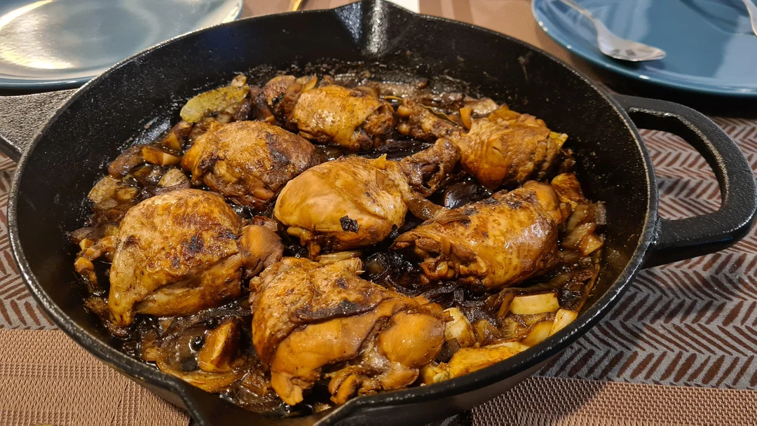 Filipino chicken adobo on the cast iron! | Scrolller