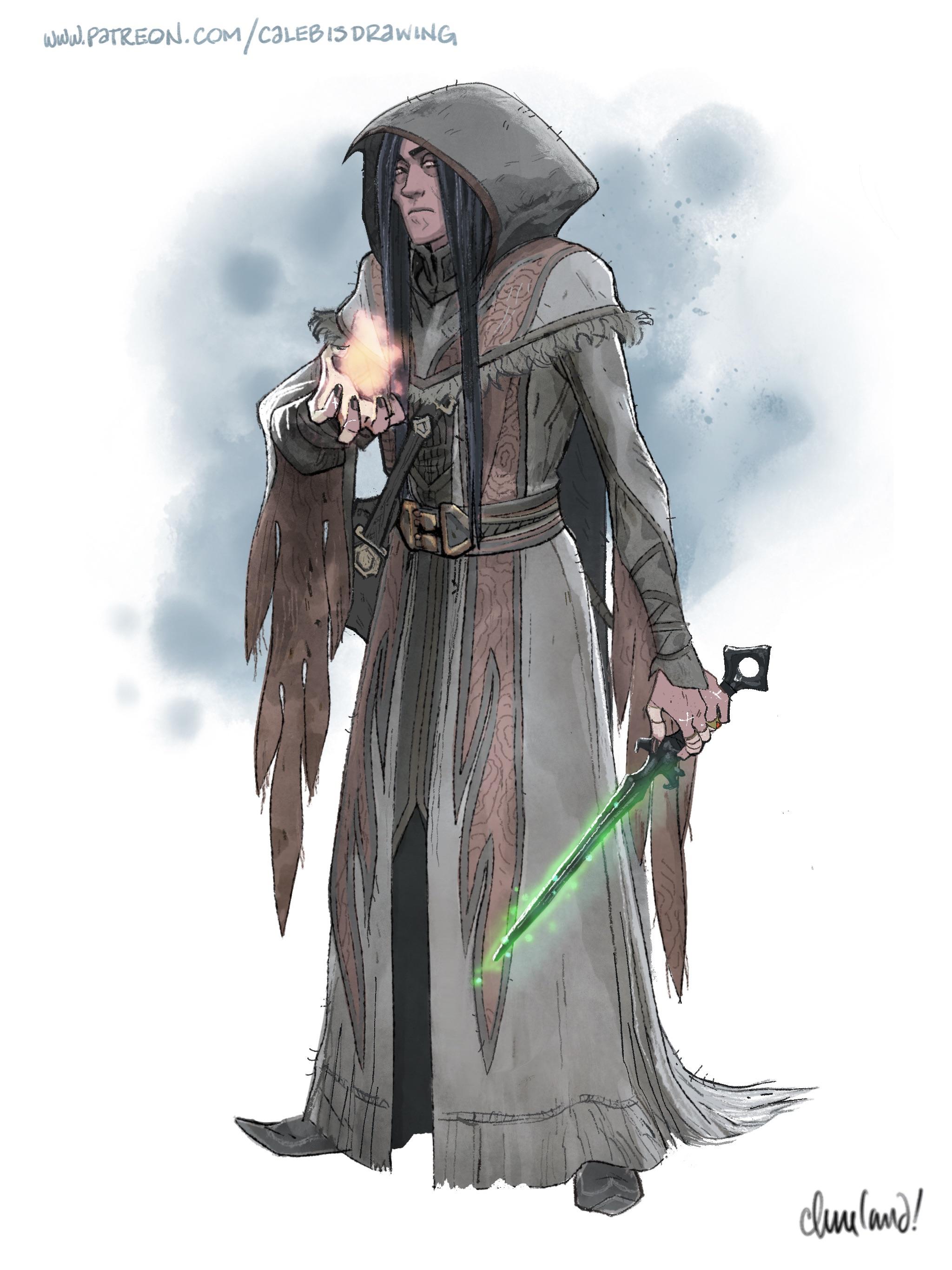 [Art] I’ve been illustrating some lesser-seen NPCs from Curse of Strahd ...