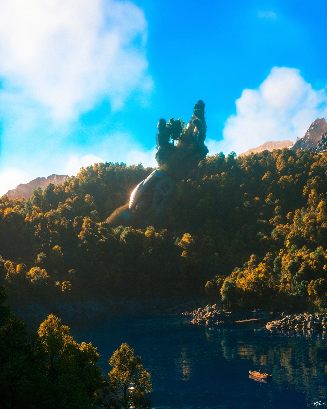 Foresta, VVL_Art (Me), C4D & Octane Render, 2023 | Scrolller