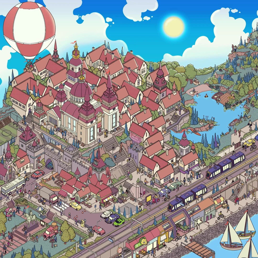 Summer evening in town | Scrolller