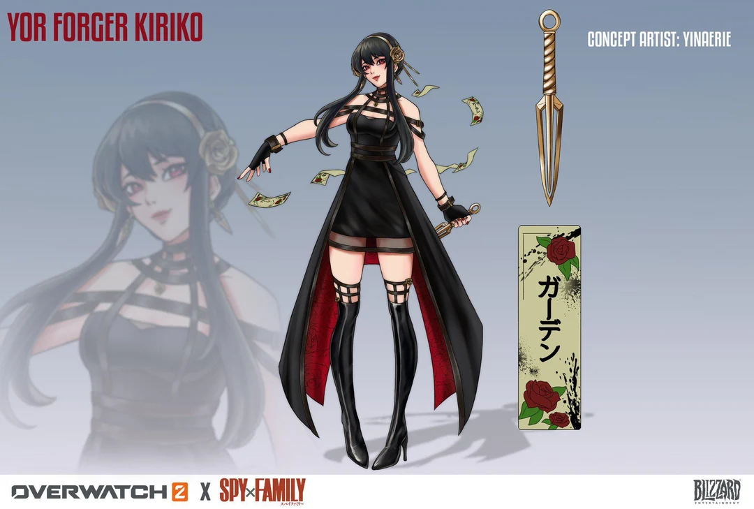 Yor Forger Kiriko Skin Concept | Scrolller