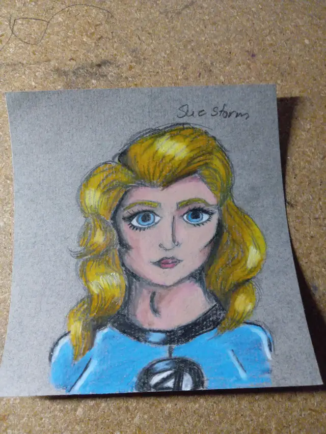 a drawing i did of sue storm | Scrolller