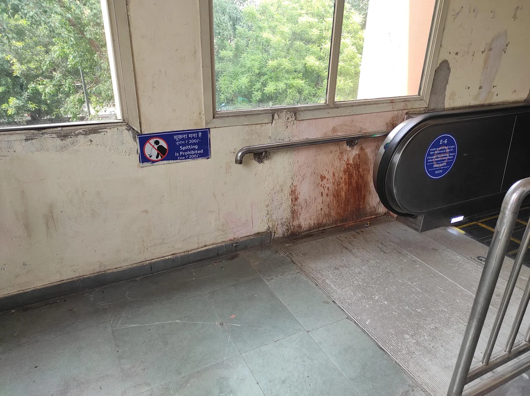 The Irony! Rajouri Garden Metro Station | Scrolller