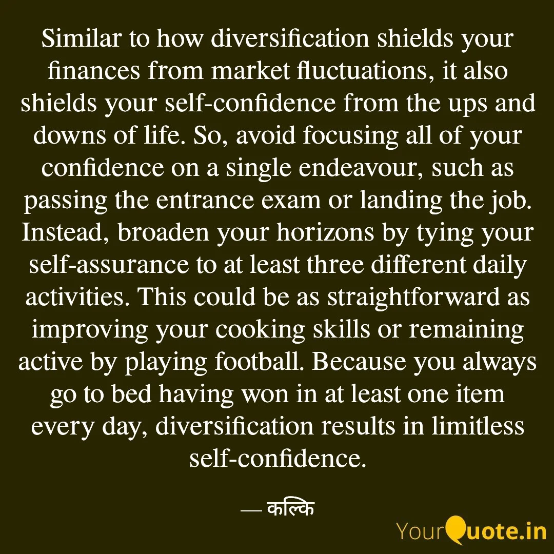 [Image] Is diversification is the key? | Scrolller