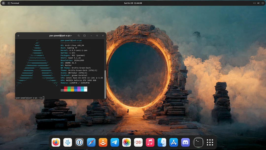 [GNOME] My desktop | Scrolller