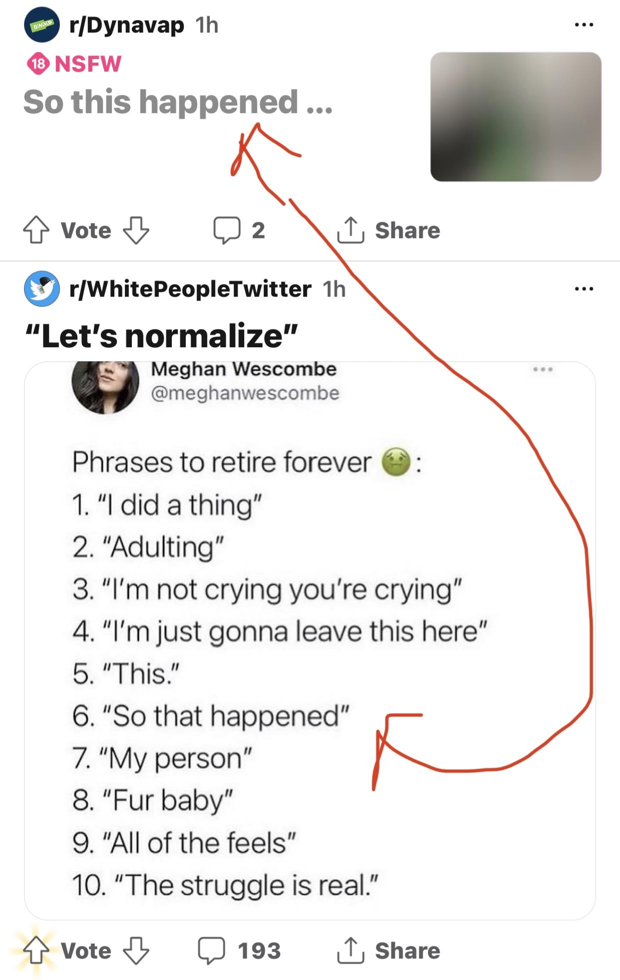 Right next to each other in my feed. | Scrolller