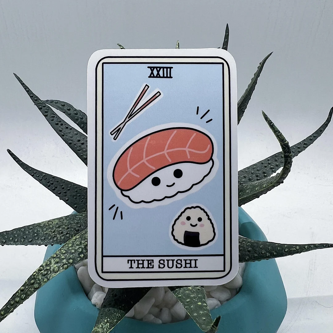sushi tarot sticker! | Scrolller