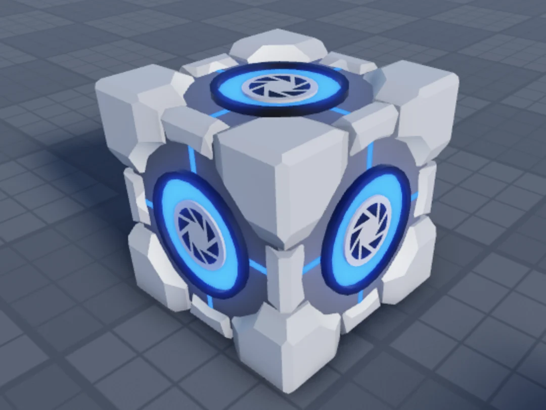 Got bored, so I made the Weighted Cube from Portal 2. I don't think it looks that bad, tell me ...