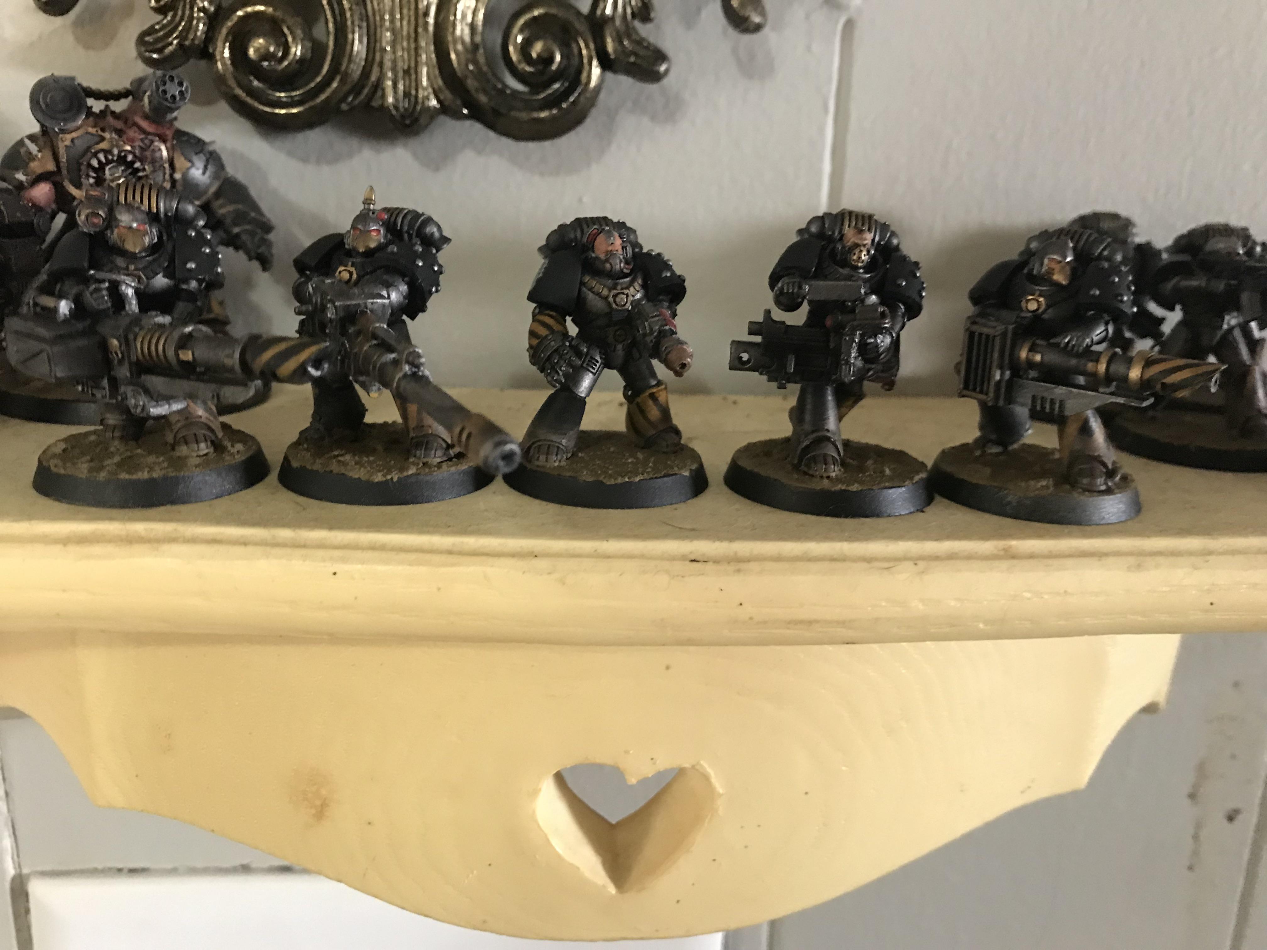 Kitbash Havoc squad. Late heresy Iron Warrior CSM. | Scrolller