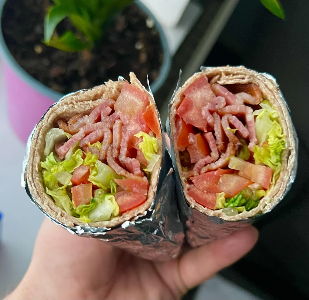 BLT wrap. | Scrolller