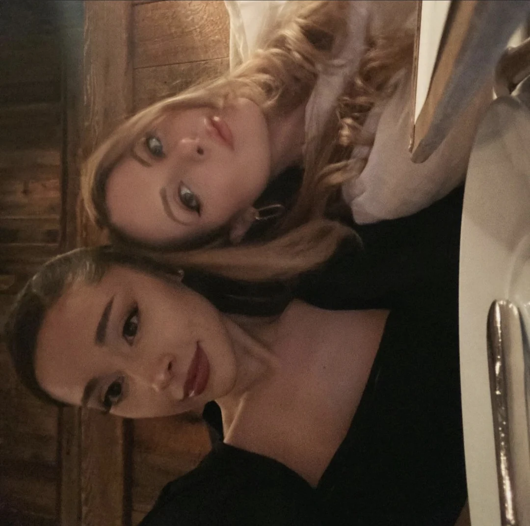 sideways photo of ari and liz from ari's IG | Scrolller