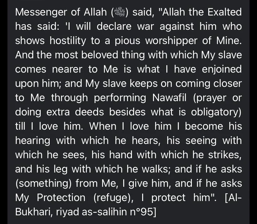 This in my opinion is one of the most inspirational Hadith’s | Scrolller