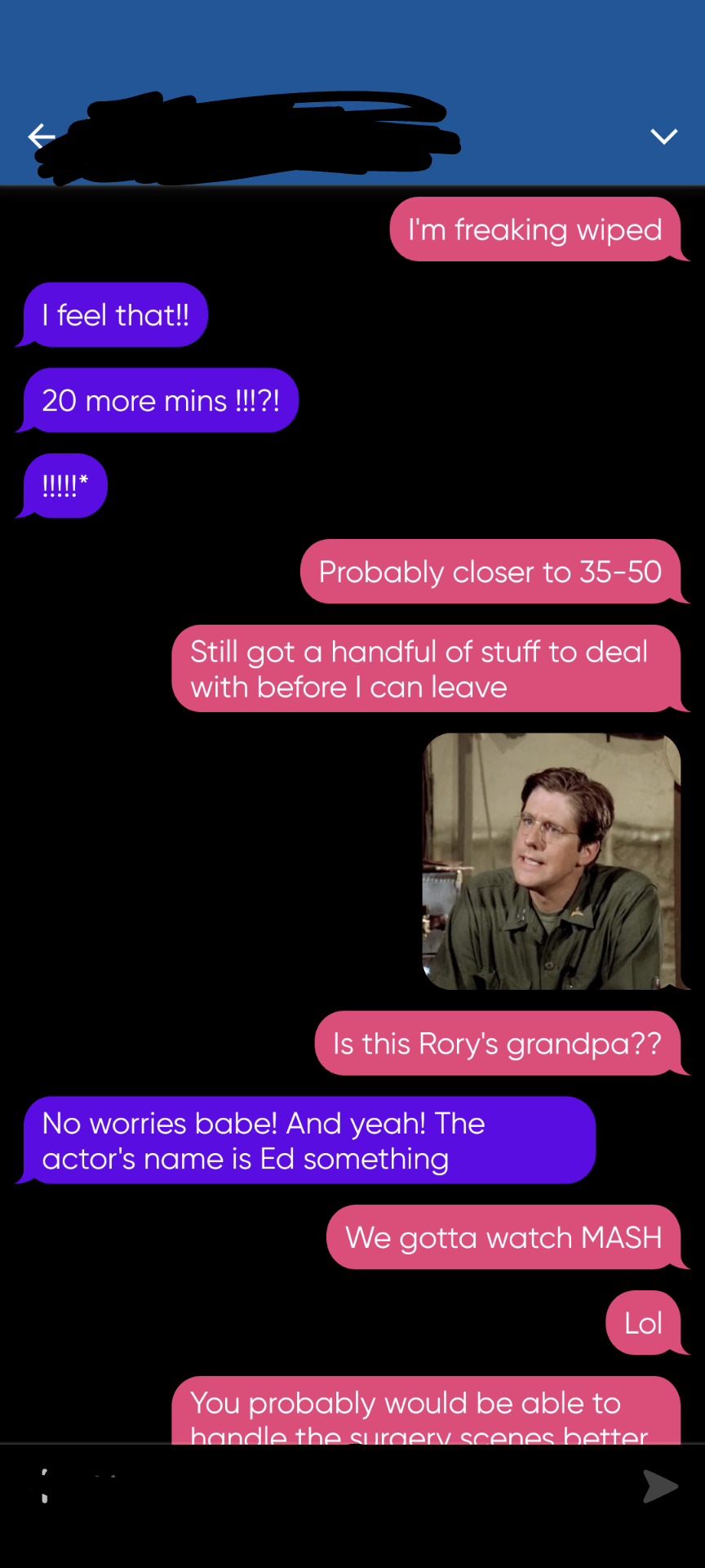 I played around with the colors in my texting app | Scrolller