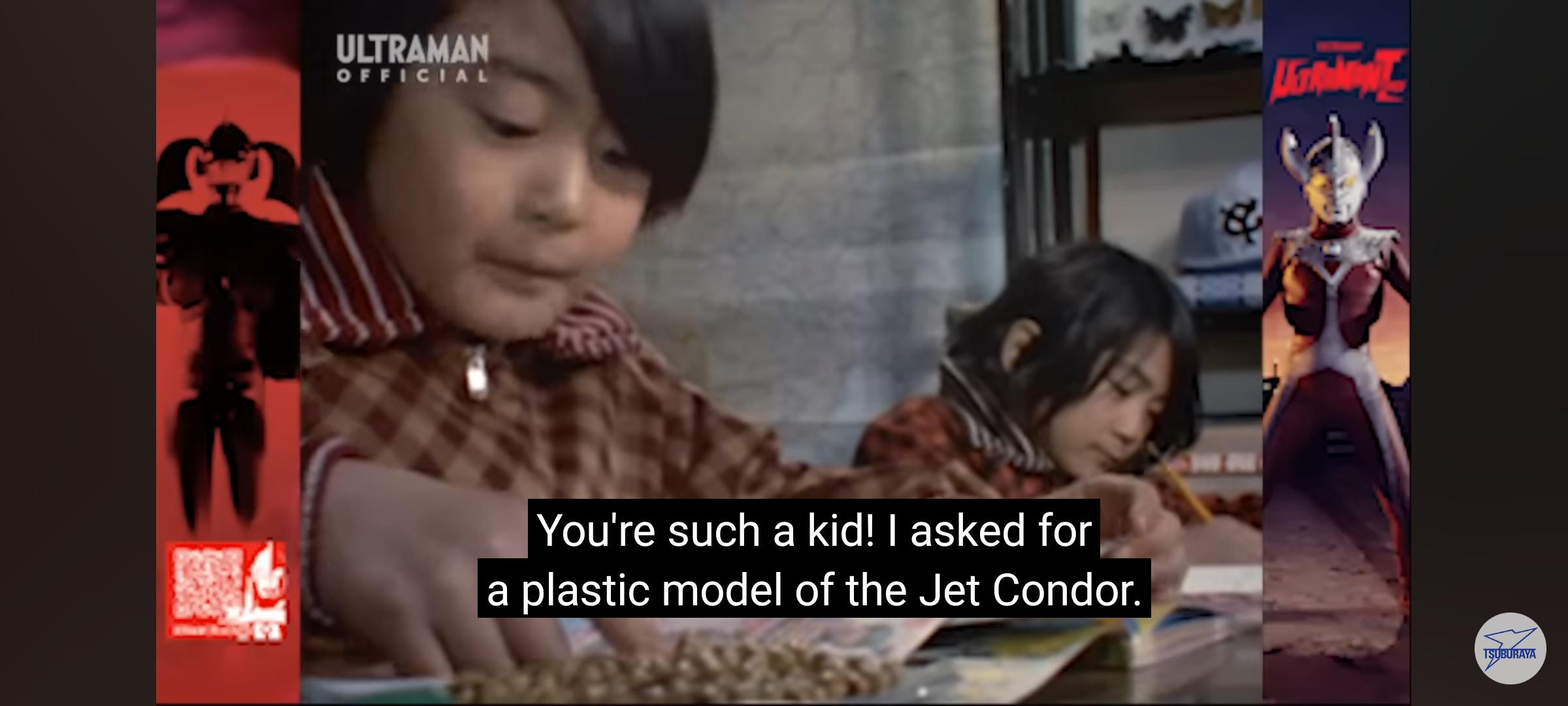 Discover more like Ultraman: Which Jet Condor was he referencing here? and Related Content ...