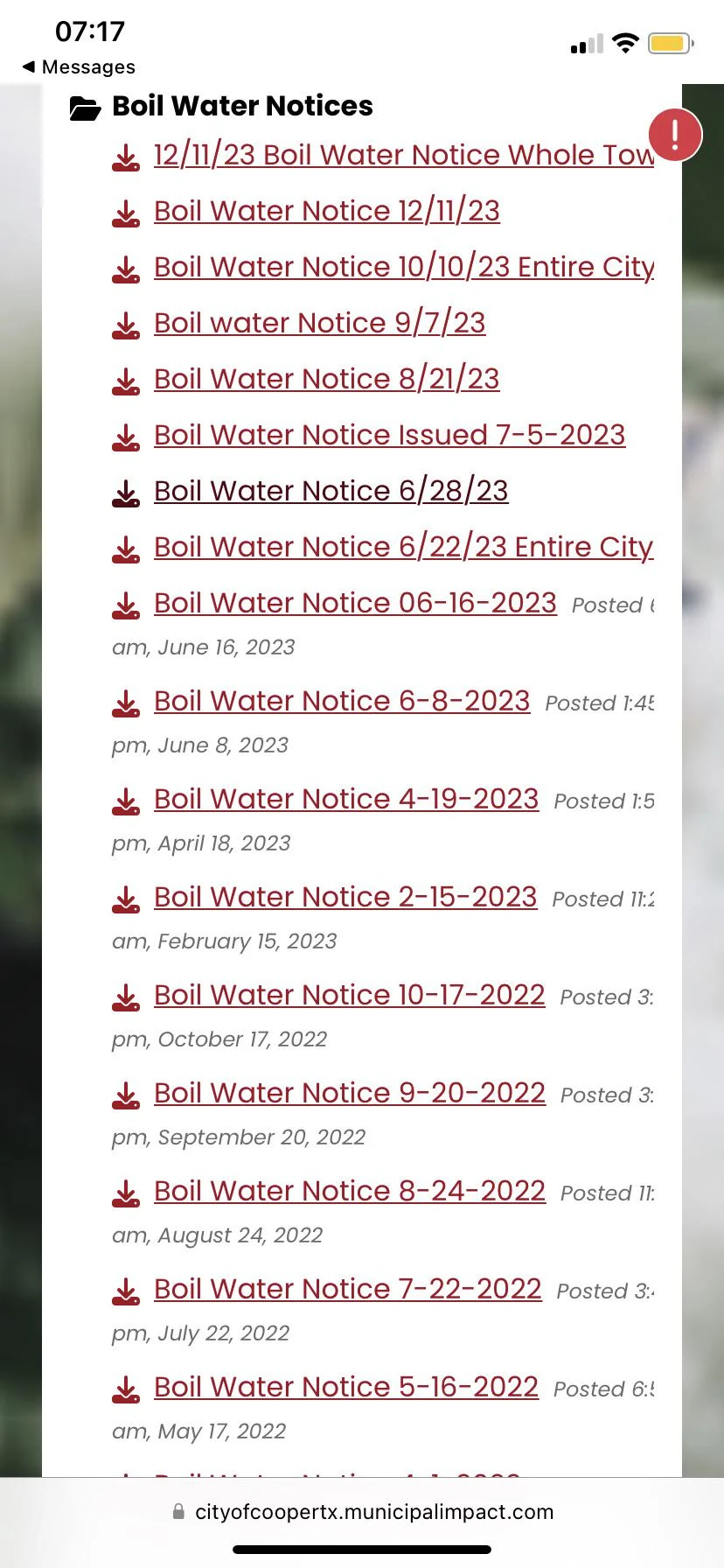No water, when we do have it we have to boil it… | Scrolller